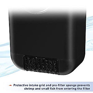 Aqueon QuietFlow Internal Shrimp Filter 10 Gallons