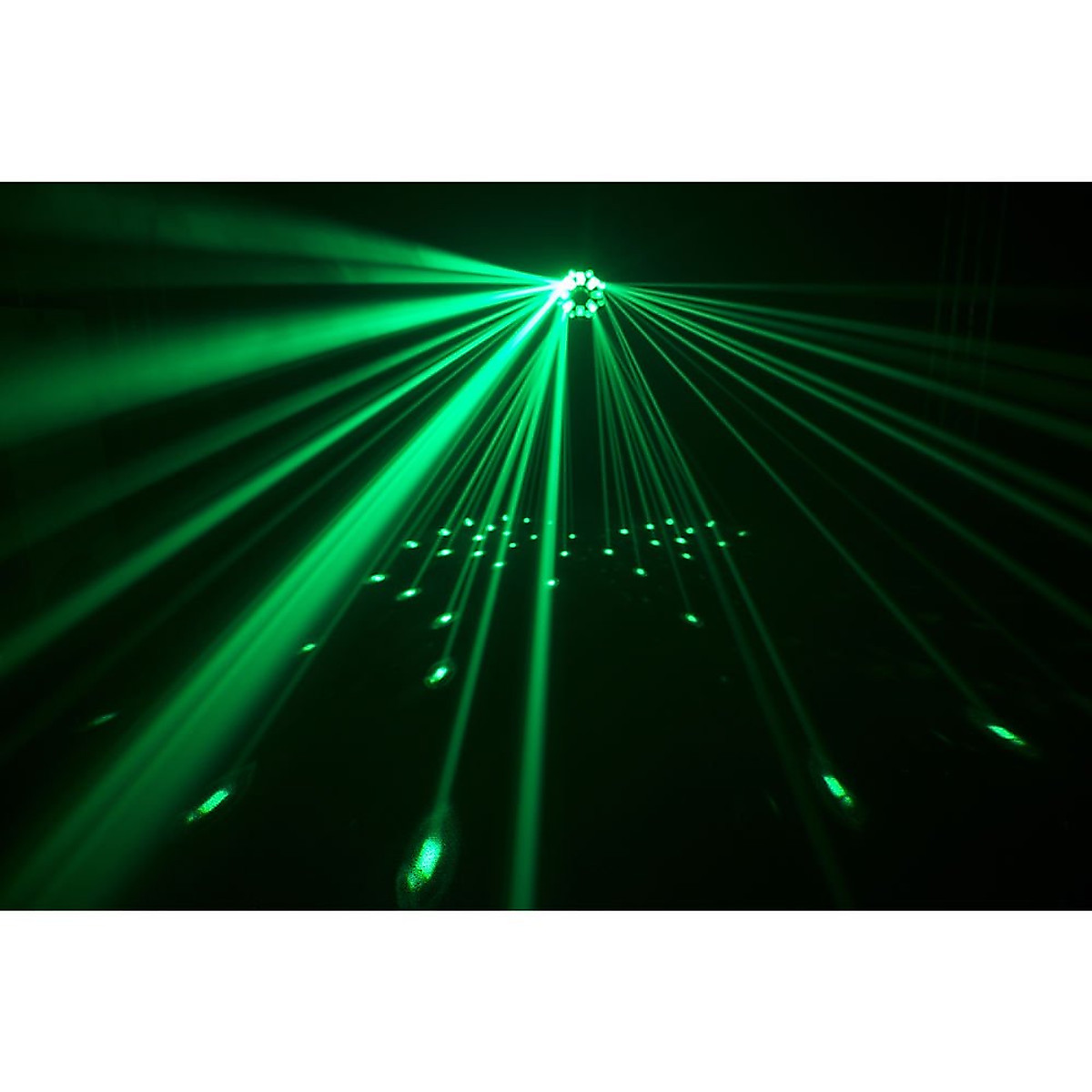 Chauvet DJ Swarm Wash FX 4-in-1 DJ Light with RGBAW Rotating Derby, RGB+UV Wash, Ring of White SMD Strobes and 1 Year Free Extended Warranty