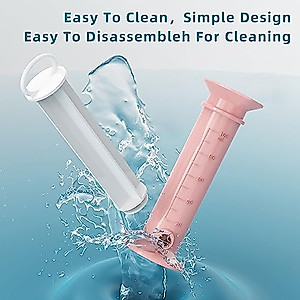 Baby Food Pouch Maker with 6pcs 200ML Reusable Pure Color Pouches Toddler Fruit Squeeze Puree Filler for Kids (Green)