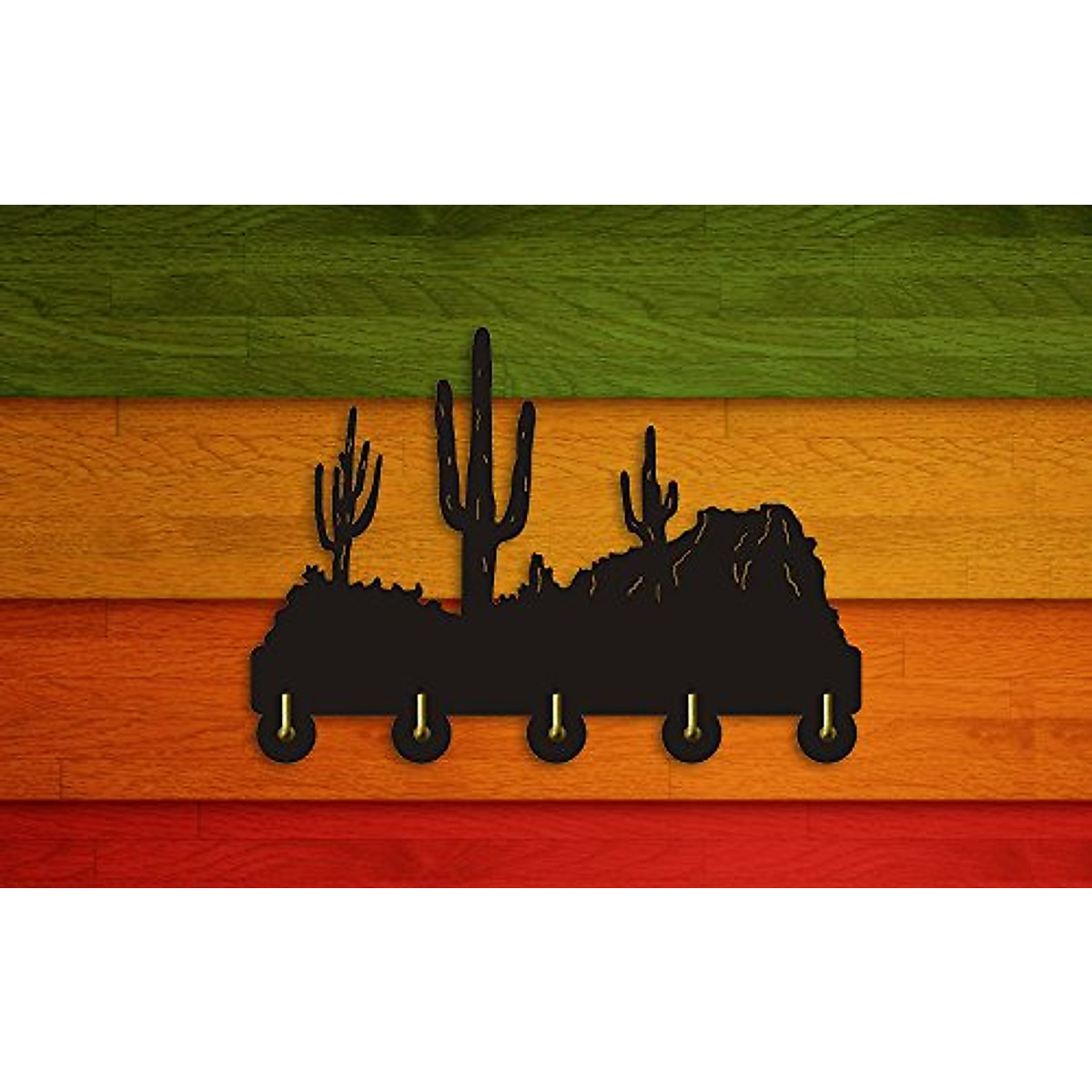 The Geeky Days Cliffs Cactus Desert Plant Wall Hanger Hook Coat Hooks Robe Hook Towel Hooks Personalised Modern Decorative Living Room Hanger Wall Hooks