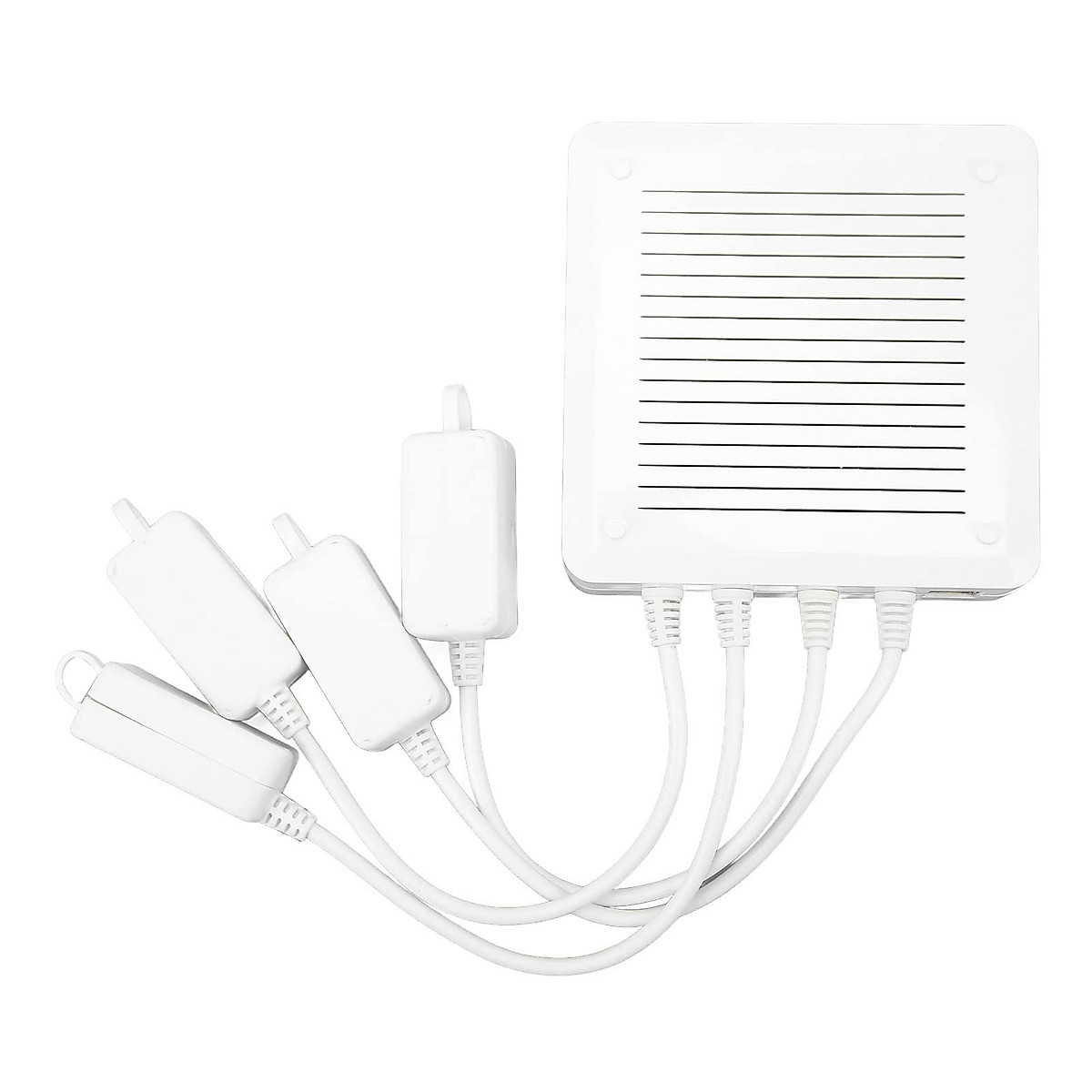 Tnfeeon Drone Battery Charging Hub, 4 Way Plastic Casing 5V 3A USB Output Drone Battery Charger for Mini 3 Pro (US Plug 100‑240V)