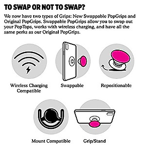 PopSockets ​​​​ Phone Grip with Expanding Kickstand, Galaxy PopGrip -Moon