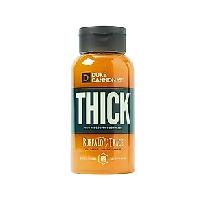 Duke Cannon THICK High Viscosity Body Wash - Bourbon Oak Barrel Scent, 17.5oz - 3X Thicker, Plant-Based, Mineral-Enriched Body Wash for Men with Woodsy Oak & Amber Notes