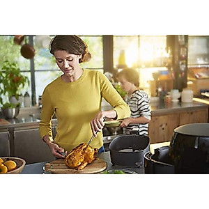Philips Premium Airfryer XXL with Fat Removal Technology, 3lb/7qt, Black, HD9650/96