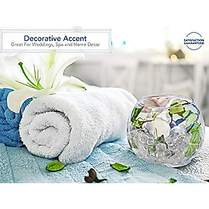 Royal Imports Water Beads Vase Filler, 1 lbs - 75,000 Clear Gel Jelly Pearls Makes 16 Gallons for Centerpieces, Weddings, Parties, Decorations, Floral, Plants