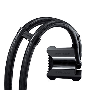 Phanteks (P-GO240MP_DBK01) Glacier One 240MP D-RGB AIO Liquid CPU Cooler, Infinity Mirror Pump Cap Design, 2X Silent 120mm MP PWM Fans, Black