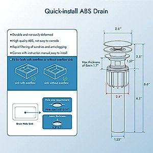 Cinwiny Matte Black 4 inch centerset Bathroom Sink Faucet Two Handle Vanity Lavatory Faucet Swivel Spout 360 Degree Deck Mounted Mixer Tap Water Supply Hoses