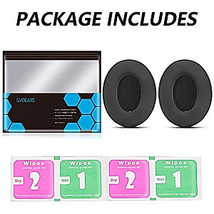 Replacement Earpads Cushions for HyperX Cloud/Alpha/Flight/Stinger Earpads Replacement, Ear Cushions for Sony MDR-7506/V6/V7/CD900ST, Also Fit for Steelseries Arctis & More, Cooling Gel Fabric
