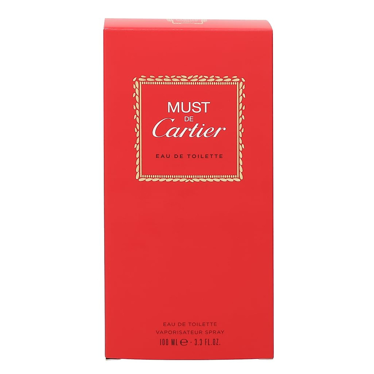 Cartier Must De Cartier Eau De Toilette Spray 3.3 Oz/ 100 Ml for Women By Cartier, 3.3 Fl Oz