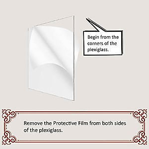 Frame Amo 13x19 Black Picture Frame, White Mat with 10.5x16.5 opening for 11x17 Image, 1 Inch Border, Acrylic Front