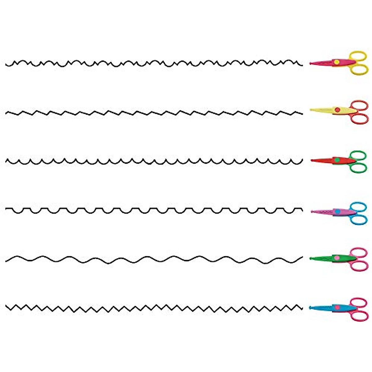 Set of 12, Craft Punch and Creative Scissors, findTop Scrapbooking Edging Scissors Paper Punch Set for Crafts, Scrapbooking, DIY Photo & Art Projects