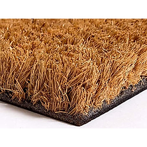 Ecomills Coco Coir Door Mat, 24" x 36" x 0.5", Heavy Duty, Indoor Outdoor, Large Size, Non-Slip Backing, Mats for Entry Ways, Garage, Floors, Patio, Entrance Areas