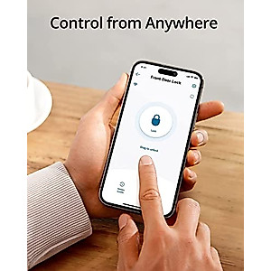 eufy Security Smart Lock C210, 5-in-1 Keyless Entry Door Lock, Built-in WiFi Deadbolt, Smart Door Lock, No Bridge Required, Easy Installation, Touchscreen Keypad, App Remote Control, BHMA Cert