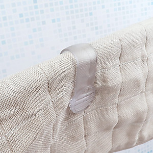 Hipruict Hand Towel Clips for Kitchen,Towel Clip,16 Clip, No Paper Towels on The Ground, Simple and Transparent, Suitable for Fixing Towels on The Oven, Dishwasher, Stove