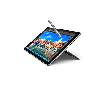 Microsoft Surface PRO 4 Core i5-6300U 2.4GHz 256GB SSD 8GB 12.3in (2736x1824) TOUCHSCREEN BT WIN10 Pro 2 Webcams (Renewed)