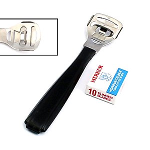 LAJA IMPORTS Callous Shaver Refill Blades Black with Blades