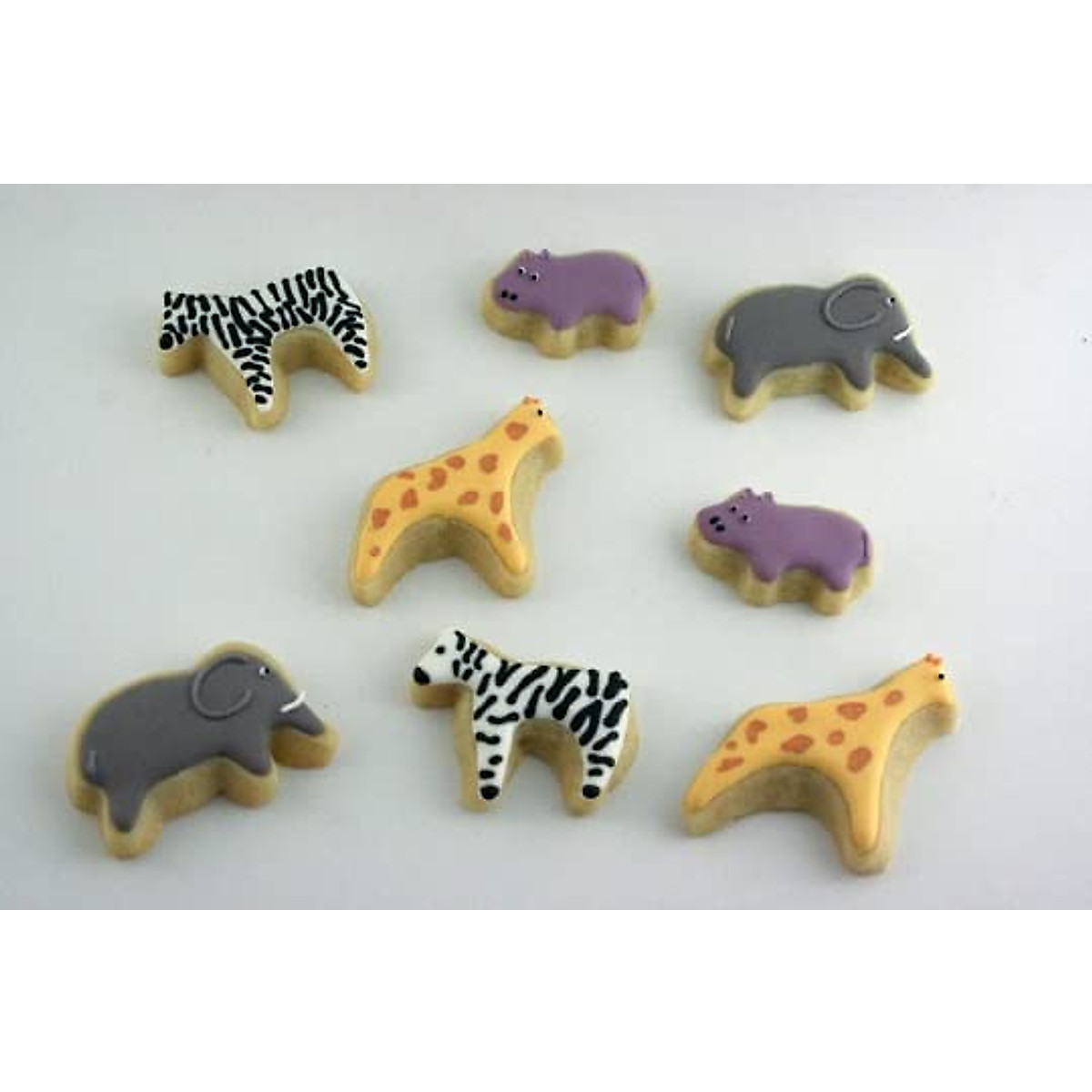 Mini Circus Animal Cookie Cutter 5 Piece Set from The Cookie Cutter Shop - Mini Elephant, Hippo, Giraffe Cookie Cutters – Tin Plated Steel Cookie Cutters