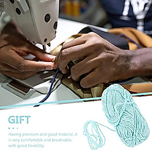 VICASKY 1 Roll Glowing Yarn Luminary Embroidery Thread Sweaters Yarn Cotton Knitting Thread Polyester Yarn Skeins Macrame Cord Hat Accessories Polyester Crochet Yarn Manual Sweater Yarn