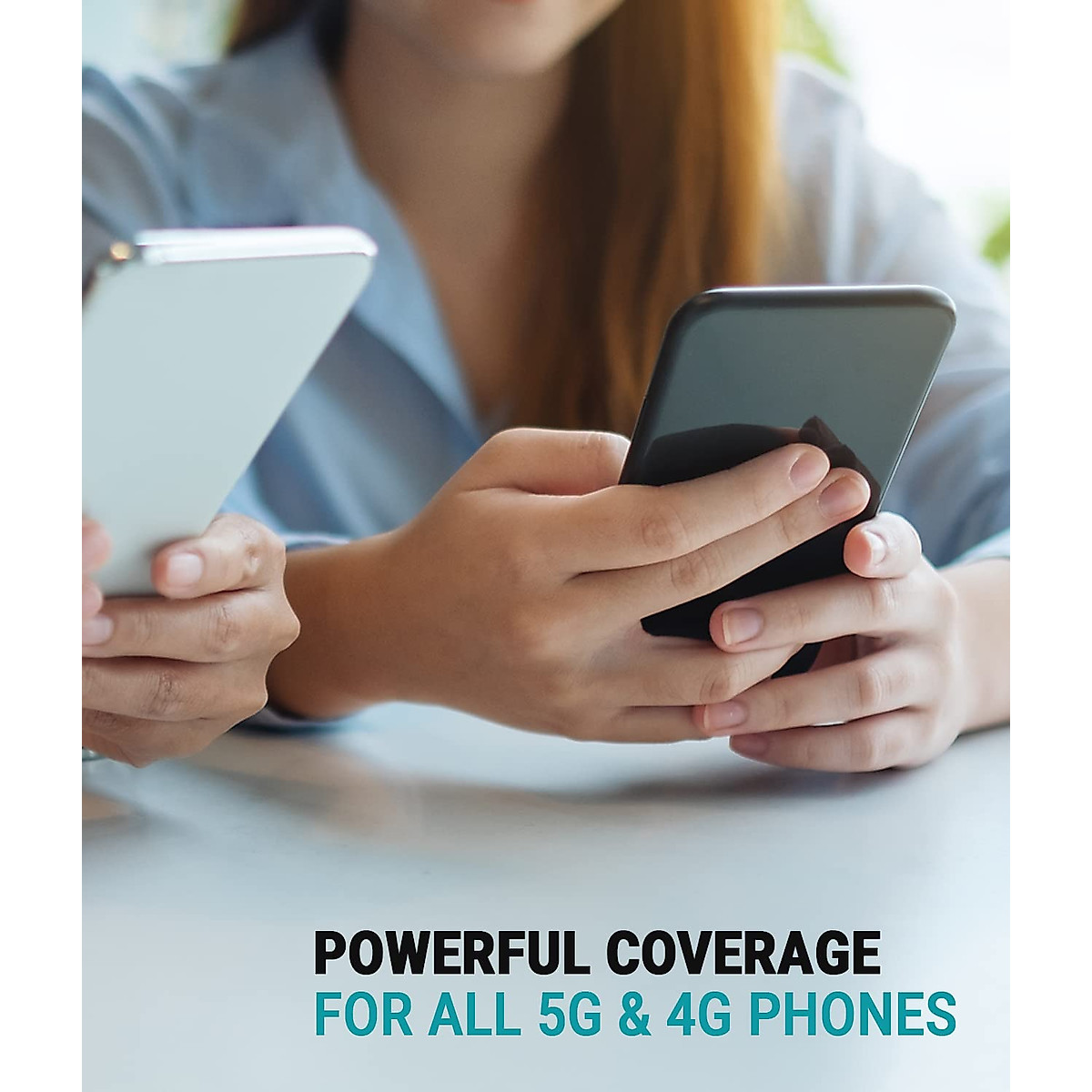 SureCall Fusion2Go 3.0 RV Cell Signal Booster for Motorhome, 5G/4G LTE, Large Vehicles, Permanent Omni Antenna, Multi-User All Carrier Boosts Verizon AT&T Sprint T-Mobile, FCC Approved, USA Company