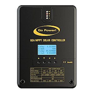 Go Power GP-MPPT-PRO-60 MPPT Flush-Mount Remote Display