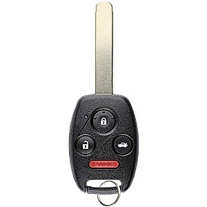 KeylessOption Keyless Entry Remote Fob Uncut Ignition Car Key for 2008-2012 Honda Accord MLBHLIK-1T