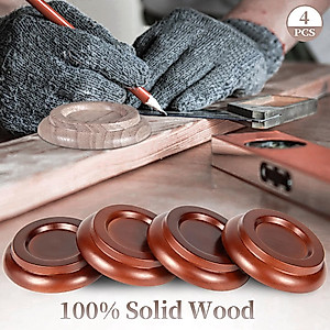 Piano Caster Cups Upright Piano Caster Cups Wood coasters Cups