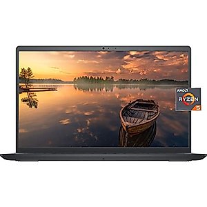 Dell 2023 Newest Inspiron Laptop, 15.6 Inch Display, AMD Ryzen 5 3450U Processor, 32GB RAM, 1TB SSD, AMD Radeon Vega 8 Graphics, Wi-Fi, Webcam, Windows 11 Home in S Mode, Bundle with JAWFOAL