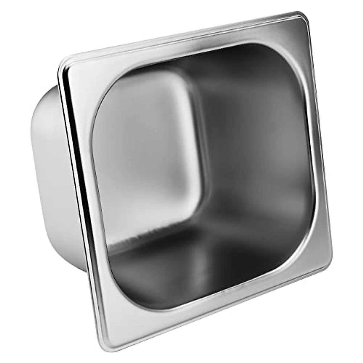 SINJEUN 8 Pack 1/6 Size x 4 Inch Deep Steam Table Pans, Stainless Steel Steam Pan Catering Food Pan for Restaurant, Hotel, Catering, Silver