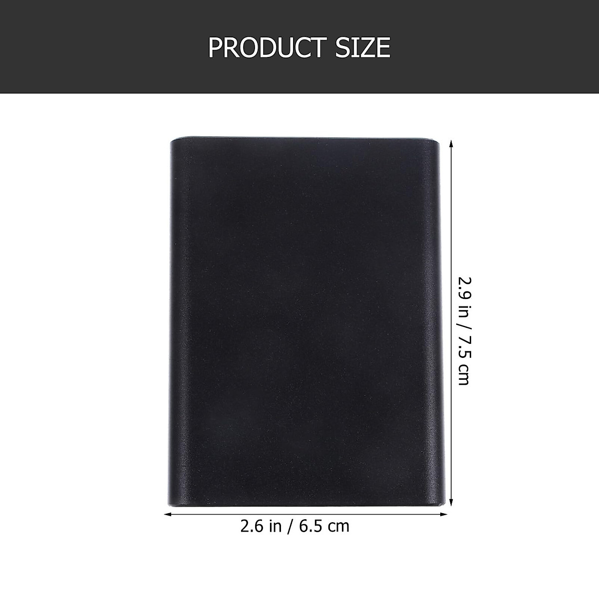 UKCOCO SSD Solid State Drive External Portable Hard Drive Hard Drive Portable USB HDD External Hard Disk Durable 64GB