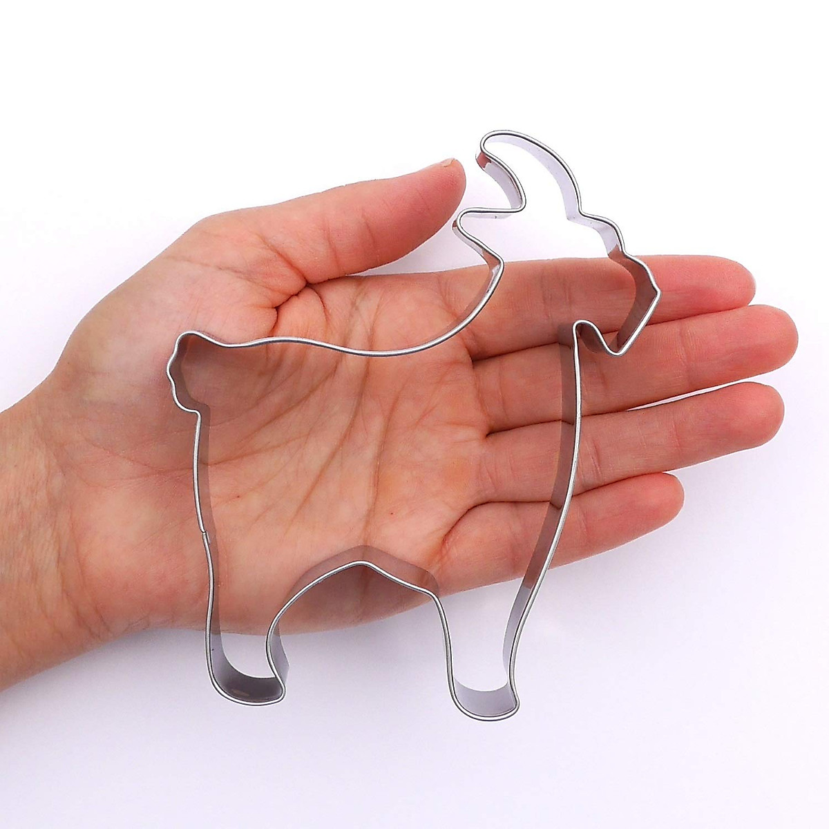 Goat Farm Animal Cookie Cutter, Premium Food-Grade Stainless Steel, Dishwasher Safe