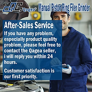 Manual Piston Ring Filer includes 120 Grit Carbide Grinding Wheel Replace 66785 66786