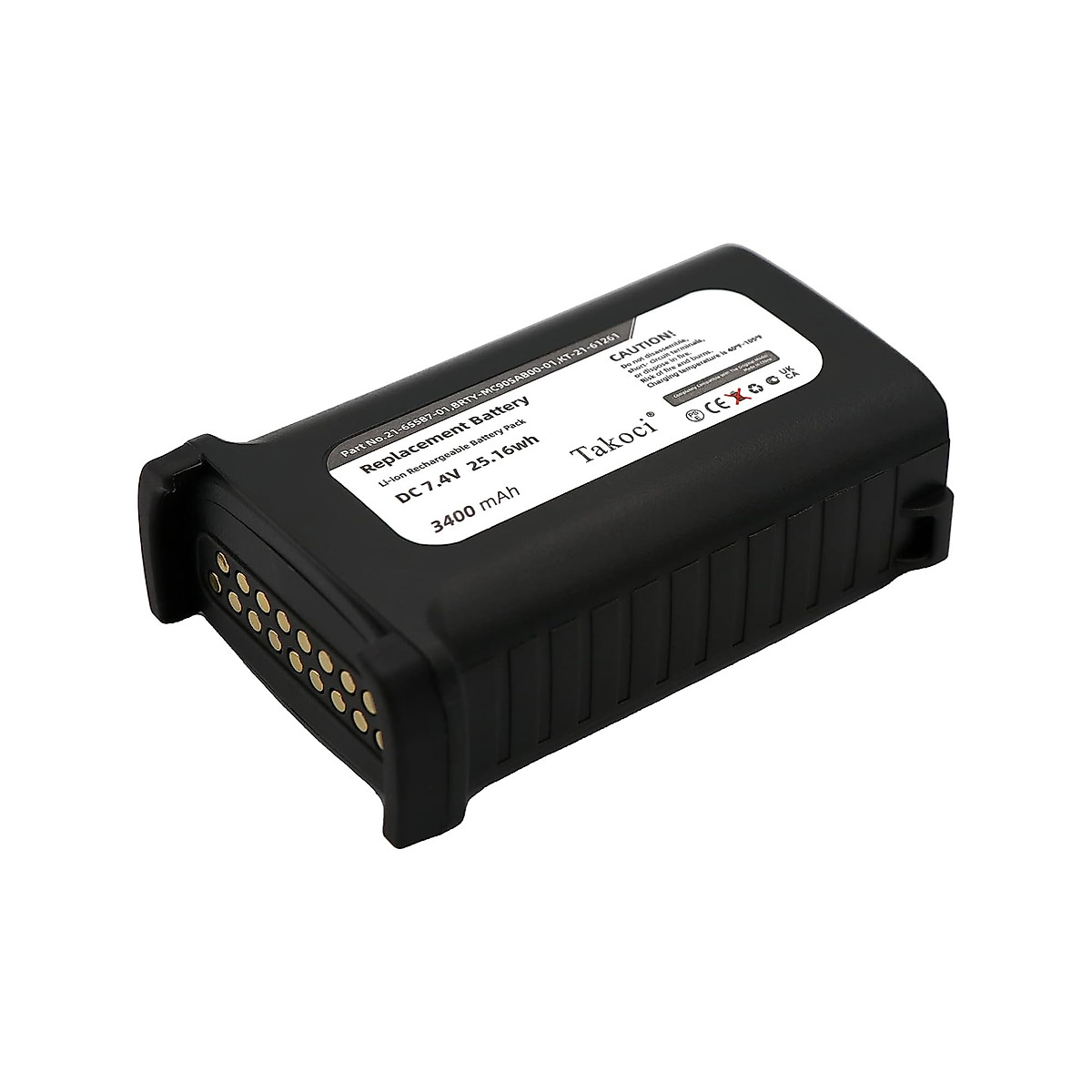 GIKYSUIZ 10-Pack 3400mAh Replacement Battery for Symbol MC9000 MC9010 MC9050 MC9060 MC909 MC9090 MC9097 MC9190 Series Mobile Computer, fits Part Number BRTY-MC90SAB00-01 BTRY-MC90GKAB0E-10