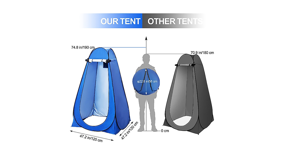 Portable Privacy Tent for Camping & Outdoor Activities