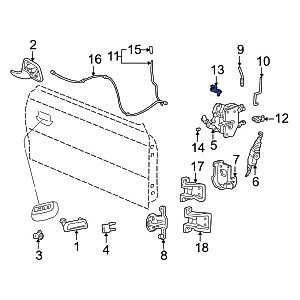 Rexka 15pcs 5/32 Door Lock Rod Clip E6AZ-5421952-A for Ford Expedition Explorer M ustang F-150 F-250 Mercury Mountaineer E-150 E-250 E-350 E6AZ5421952A