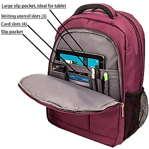Accessory Bundle, Secure Purple Laptop Backpack 15-inch Made for Inspiron, Dell Latitude Vostro XPS Precision, G15 G3 G5 G7