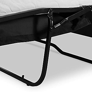 POLY & BARK Napa 82" Pull-Out Convertible Sleeper Sofa in Full-Grain Pure-Aniline Italian Leather, Cognac Tan