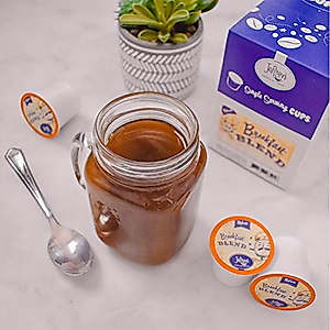 Joffrey's Coffee - Breakfast Blend, Rich Coffee Blend, Artisan Medium Roast, Arabica Coffee Beans, Smooth-Bodied Blend, Balanced Flavor & Aroma, Keurig 2.0 Compatible (Single Serve Cup, 24 Count)