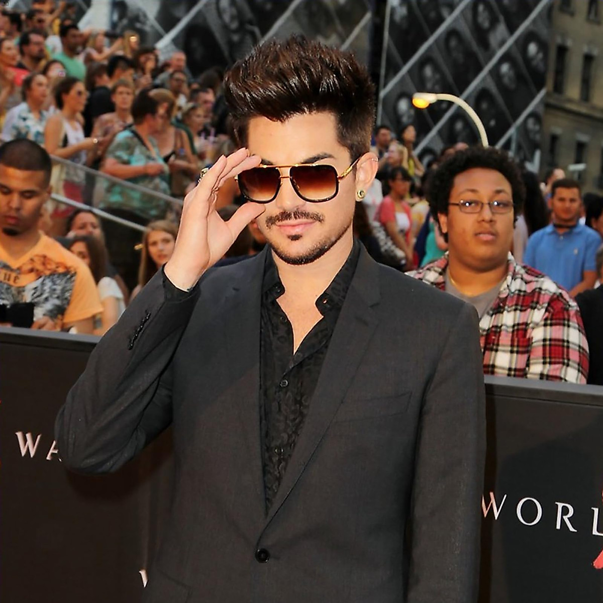 Dollger Oversized Square Aviator Sunglasses for Men Classic Retro Large Frame Red Lens Sunglasses