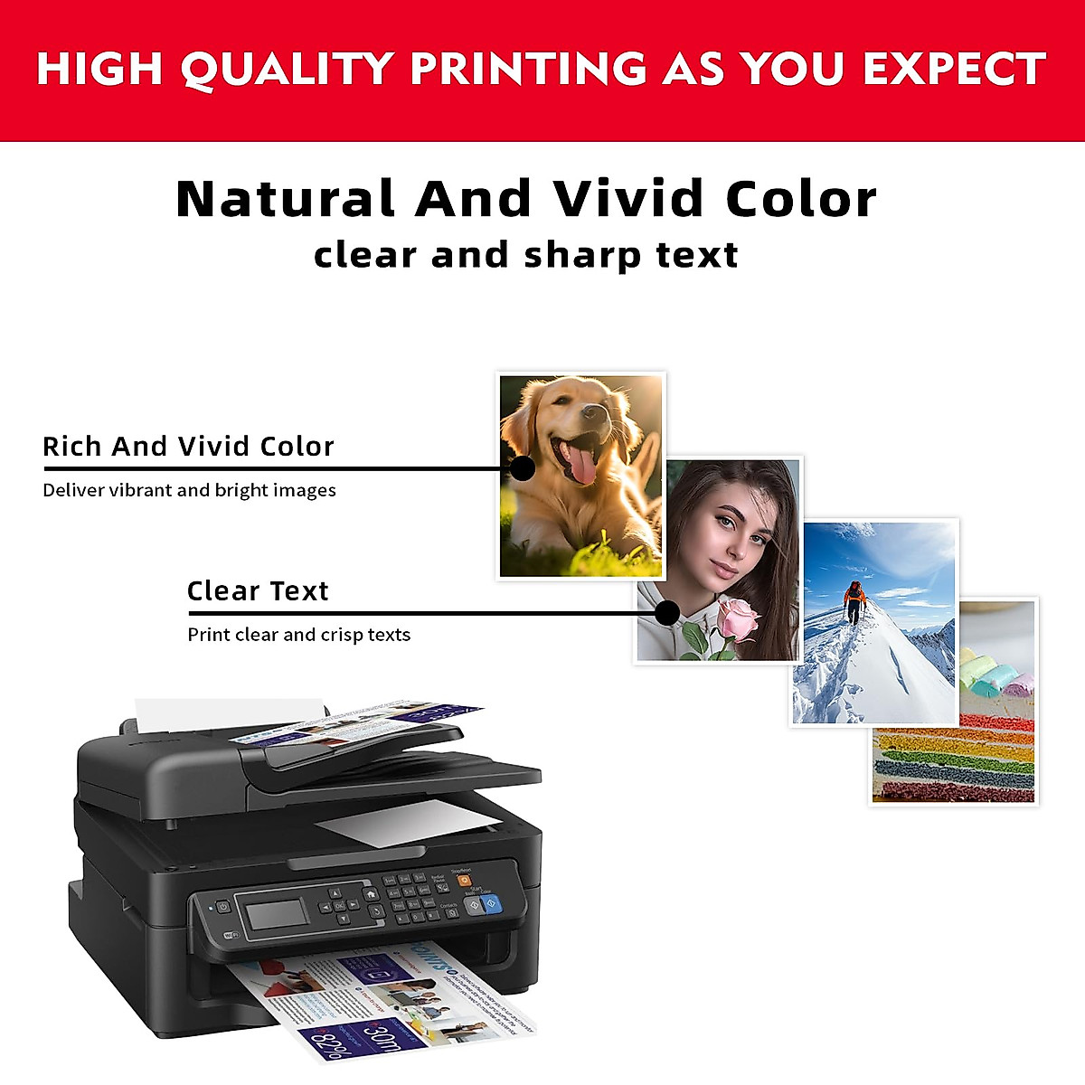 V-Surink High-Yield 245XL 246XL Ink Cartridge Replacement for Canon PG-245XL CL-246XL Compatible with Pixma MX490 MX492 MG2522 TS3122 TS3322 TS3320 TR4500 TR4520 TR4522 MG2500 Printer (1Black 1Color)