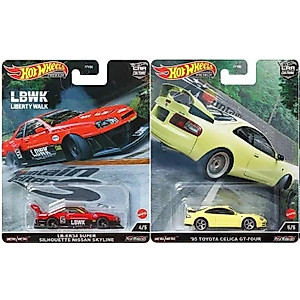 Hot Wheels 2022 Premium Car Culture Mountain Drifters Release Complete Set of 5 Diecast Vehicles