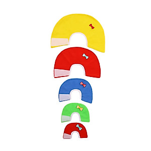 Bird Cone Collar 4 Pcs Set Pet Parrot Anti-bite Elizabethan Collars Protective Anti-Grab Feather Wound Healing Recovery Cones for Lovebird Cockatiel Budgerigar Parakeet Yellow Blue Red Green