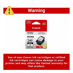 Canon PG-245 XL Black printer Ink Cartridge Compatible to iP2820, MG2420, MG2924, MG2920, MX492, MG3020, MG2525, TS3120, TS302, TS202, TR4520