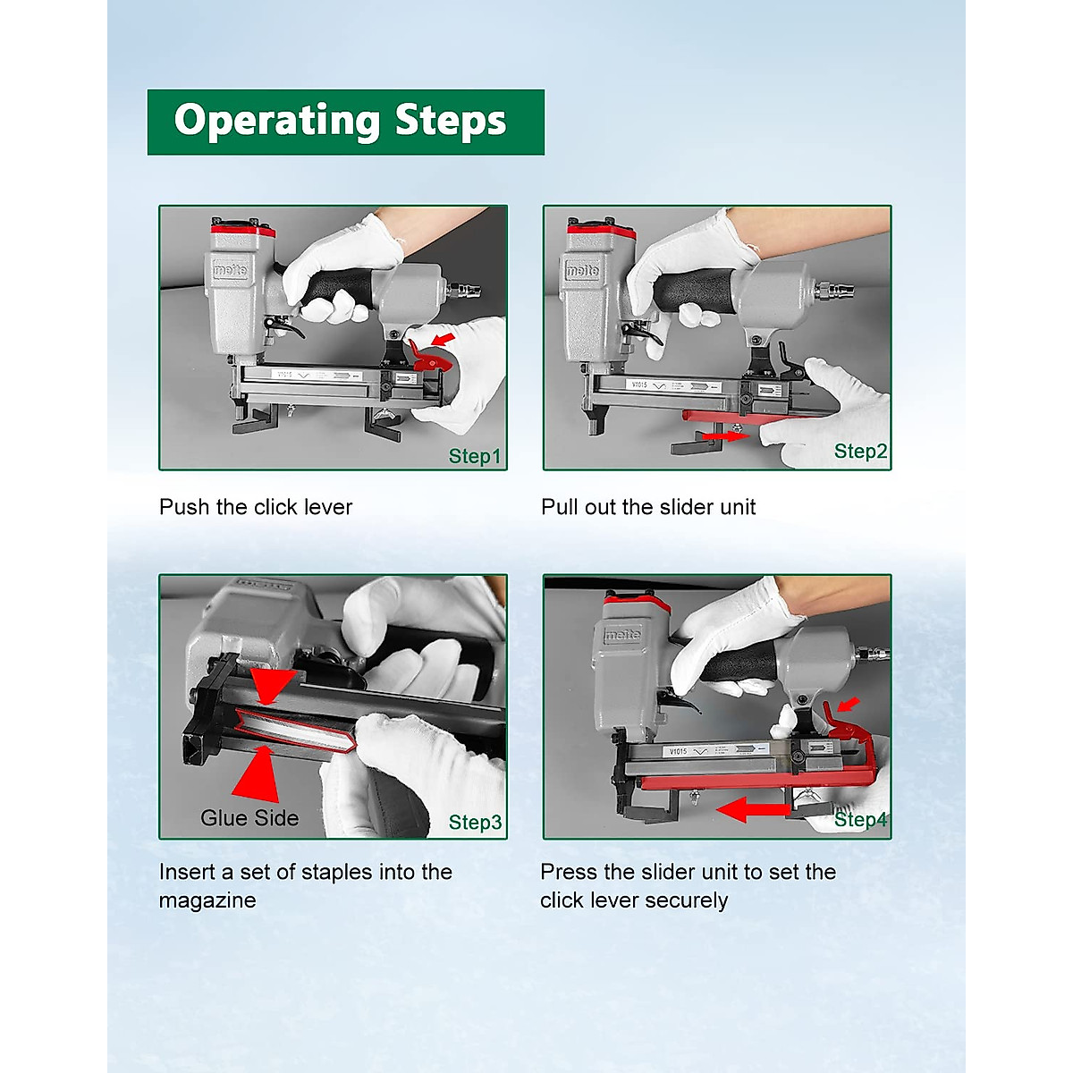 meite Hard Wood Type 10.3mm Diameter V Nails 15mm 19/32-inch Length for Picture Frame Joiner V1015B V-Nailer Joining Gun 4000 PCS