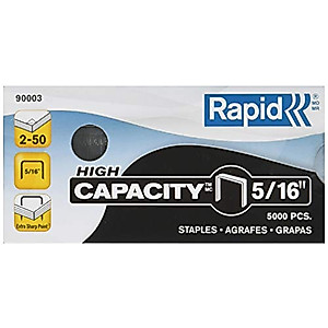 Rapid High Capacity Staples, 5/16-Inch, 5,000 Per Box (90003)