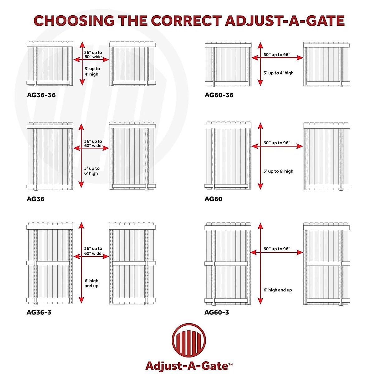 Adjust-A-Gate 2 Way Lockable Easy to Install Steel Frame Gate Latch with Installation Building Kit and Telescoping Bars (2 Pack)
