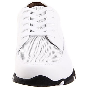 Golfstream Women's Sporty Golf Shoe,White,6 M US