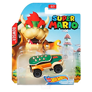 Hot Wheels Super Mario Character Cars Bowser Vehicle 5/7