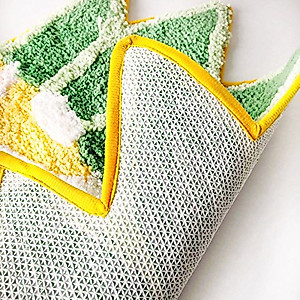 YOUSA Pineapple Area Rug for Living Room Pineapple Shaped Door Mat (39.3''x23.2'')