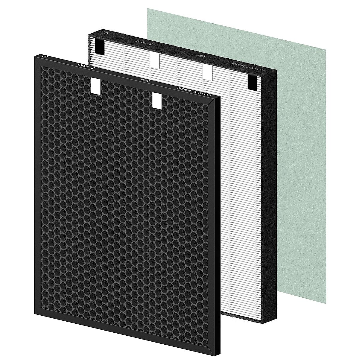 Air400 Replacement Filter Compatible with Bissell Air400 2479, HEPA Activated Carbon Pack 3365, Include 2521 True HEPA Filter,Pre Filter, 2520 Carbon Filter(1-Set)
