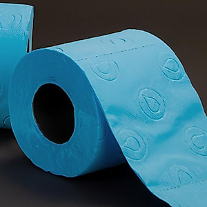 Renova Toilet Roll - Blue Paper (6 Roll Standard Pack)